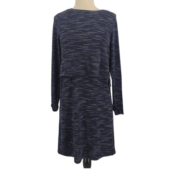 Topshop | Dresses | Topshop Blue Split Back Knit Dress | Poshmark